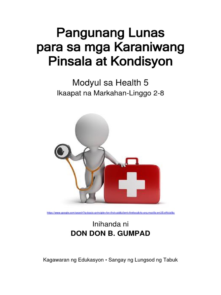 Passed-1324-13-21MELCS-Tabuk City - Pangunang Lunas para Sa Mga ... Passed-1324-13-21MELCS-Tabuk City - Pangunang Lunas para Sa Mga ...
