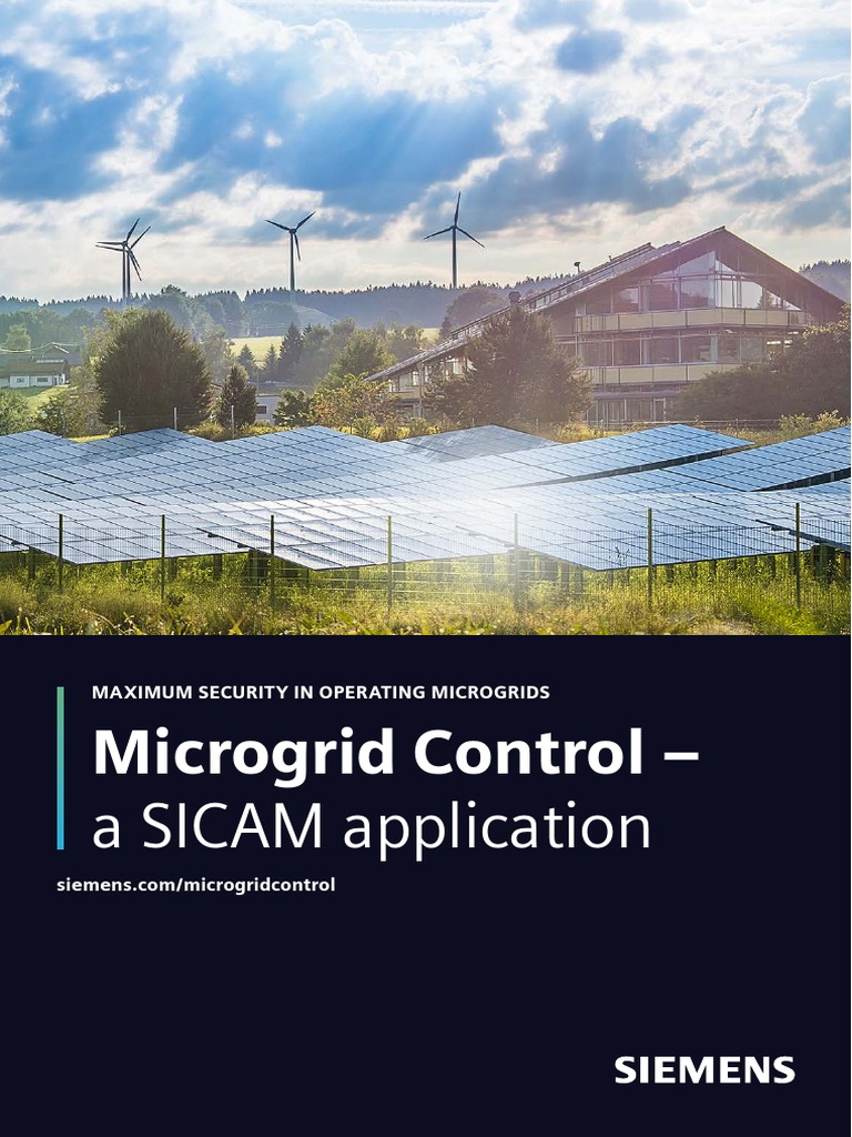 Siemens SICAM Microgrid Control Solutions | PDF | Electrical Grid ...