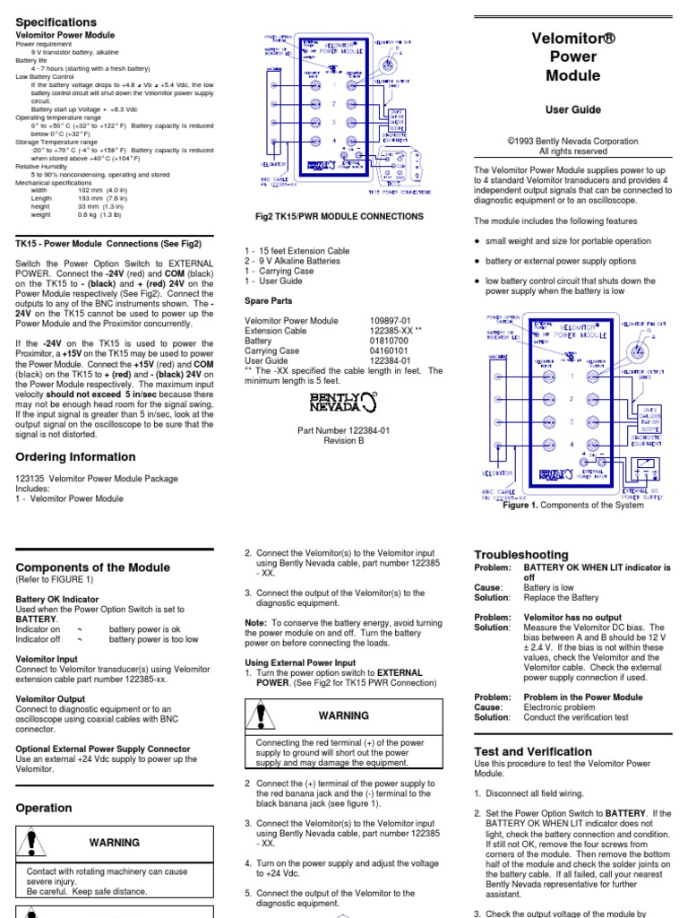 Velomitor Power Module 122384-01 Rev B | PDF | Power Supply | Switch