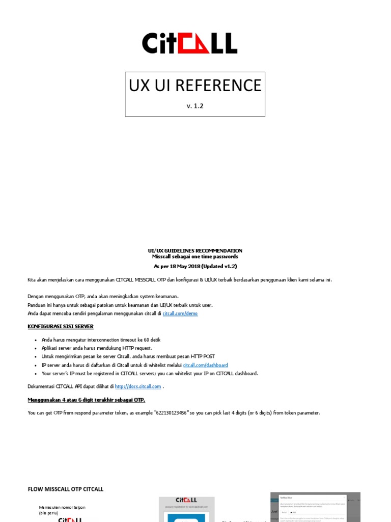 UI UX Guidelines v1.2 - Indonesia | PDF