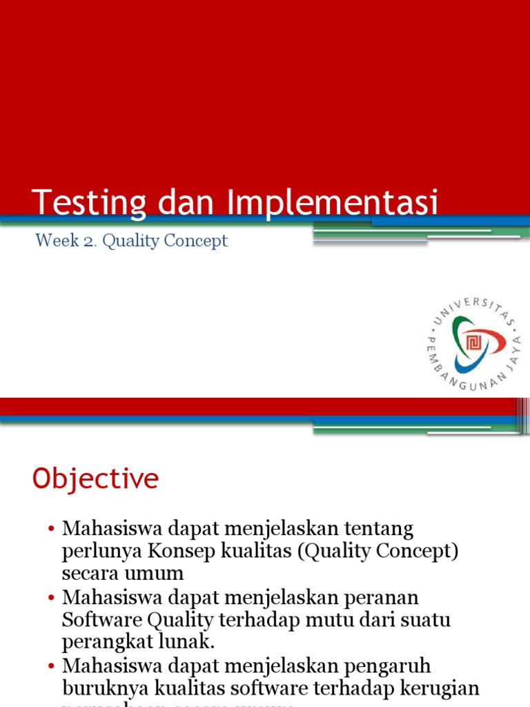 Slide IST206 IST204 Slide 02 | PDF | Reliability Engineering | Software Quality