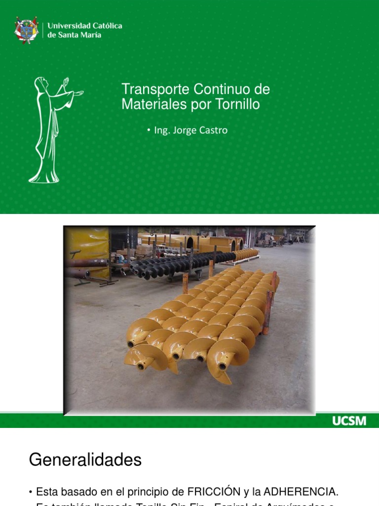 Tornillo1 UCSMB | PDF | Tornillo | Eje