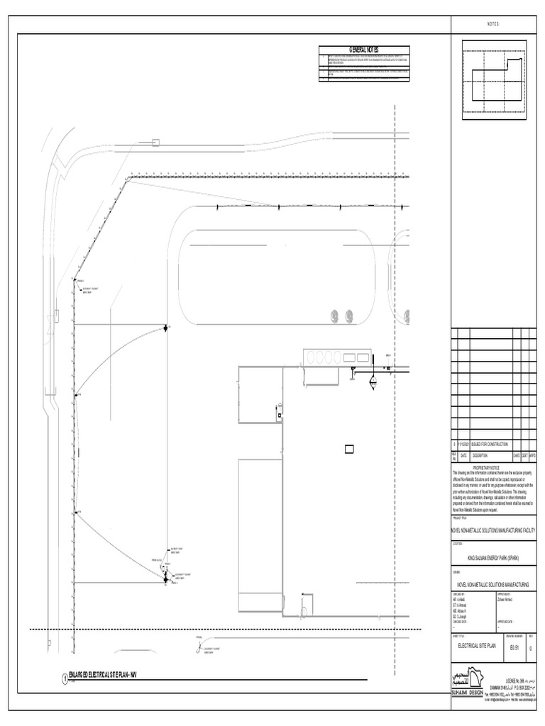 E0.51 ELECTRICAL SITE PLAN Rev.0 | PDF