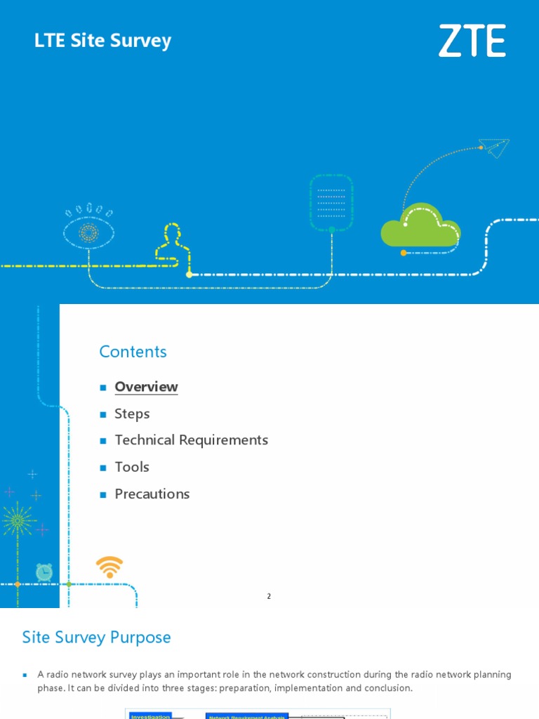 05 FO - NP2103 - E02 - 1 LTE Site Survey - P25 | PDF | Surveying ...