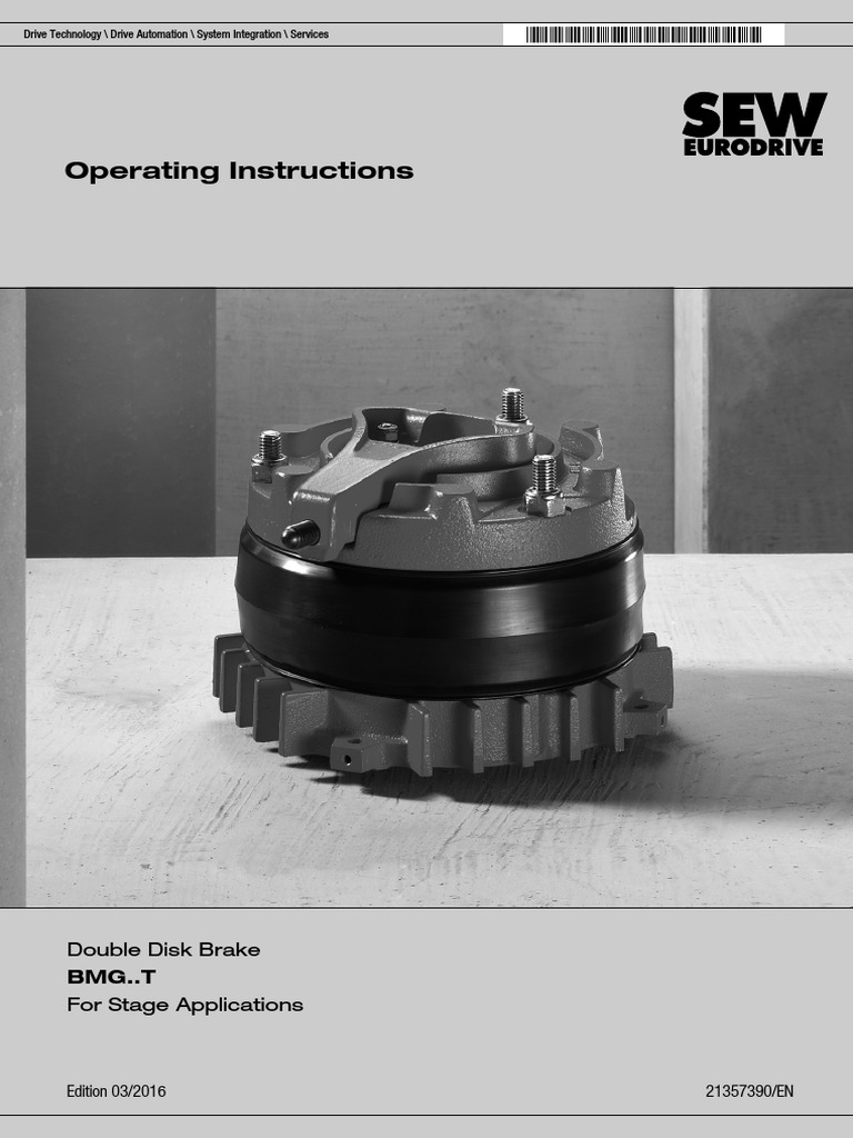 SEW Motor Brake BMG | PDF | Hazards | Electrical Wiring