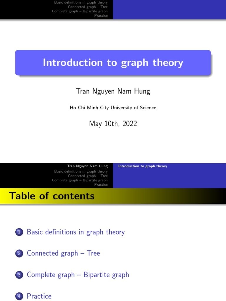 Introduction To Graph Theory | PDF | Vertex (Graph Theory) | Graph Theory