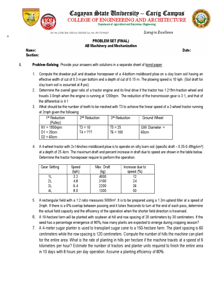 Problem Set - FINAL | PDF
