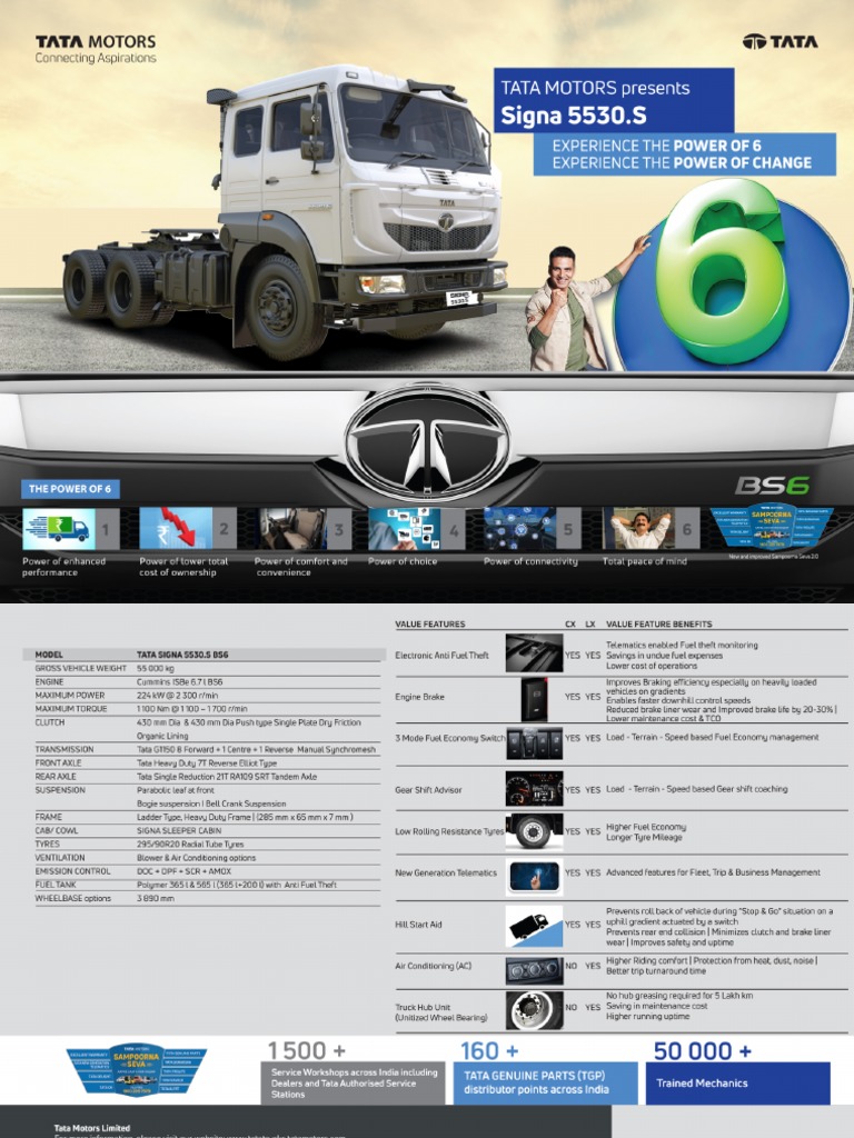 Tata Signa 5523s Brochure | PDF
