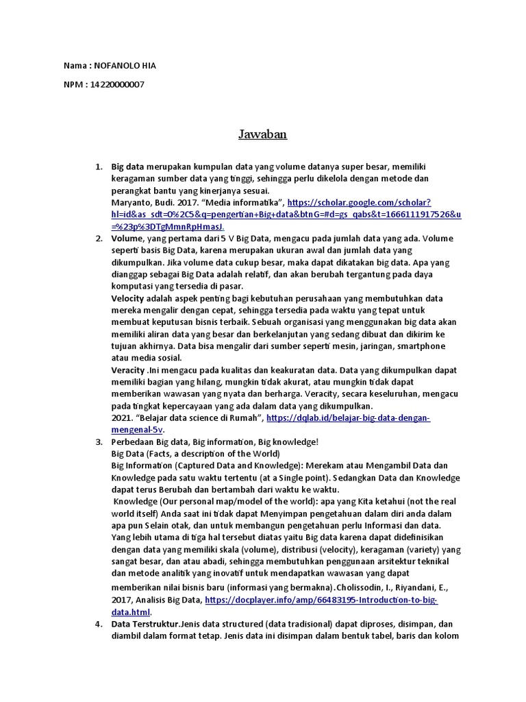 Tugas Big Data | PDF