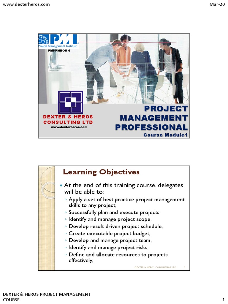 PMP MODULE 001 - Key Concepts & Project Initiations - D | PDF | Project Management | Business ...