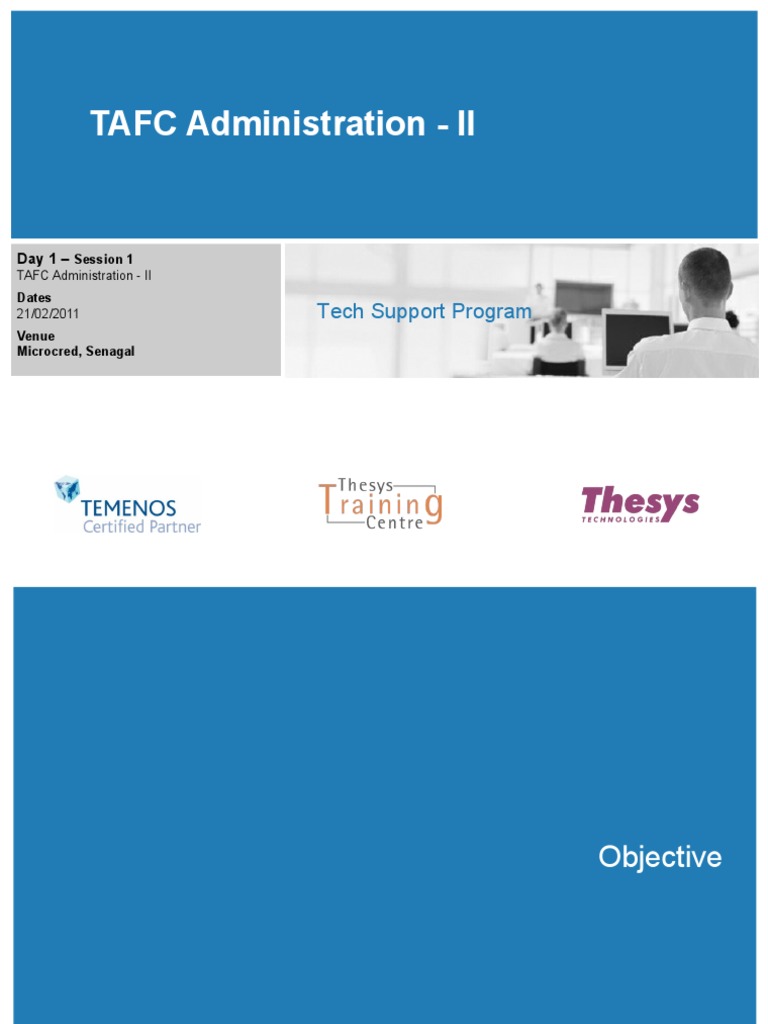 Day 1 - Session 1-TAFC Administration | PDF | Computer File | Operating ...