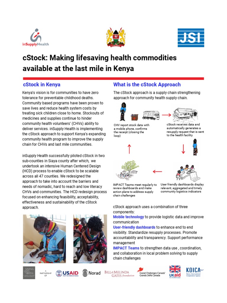 Cstock 3 Pager v9.10.20 | PDF | Supply Chain | Logistics