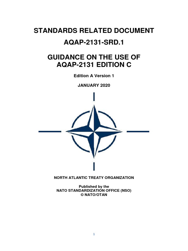 Aqap 2131 SRD 1 Eng Data | PDF