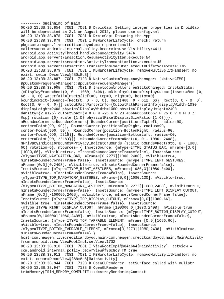 Log Cat 1687248518804 | PDF | Software | Computer Engineering