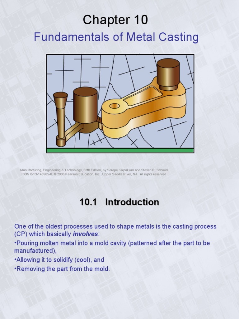 Fundamentals of Metal Casting | PDF | Casting (Metalworking) | Casting