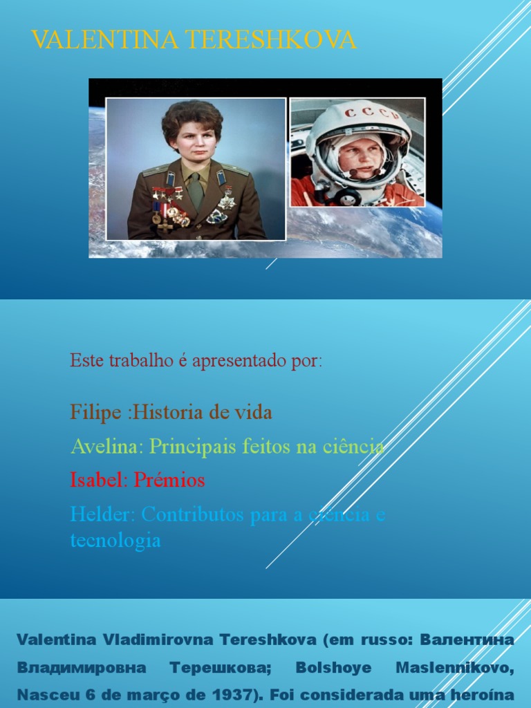 Valentina Tereshkova | PDF | Juvenil
