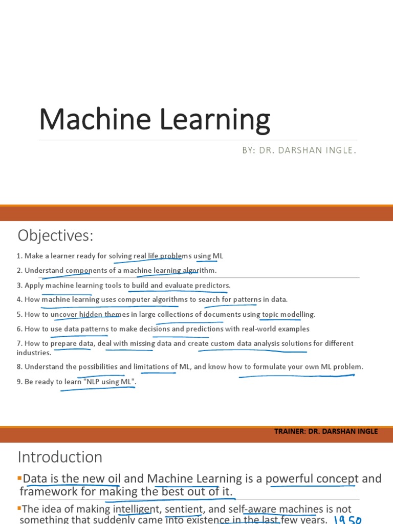 Ml Introduction Pdf