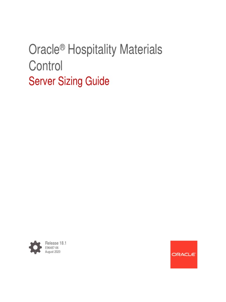 Oracle Server Sizing Guide Download Free Pdf Databases Operating System