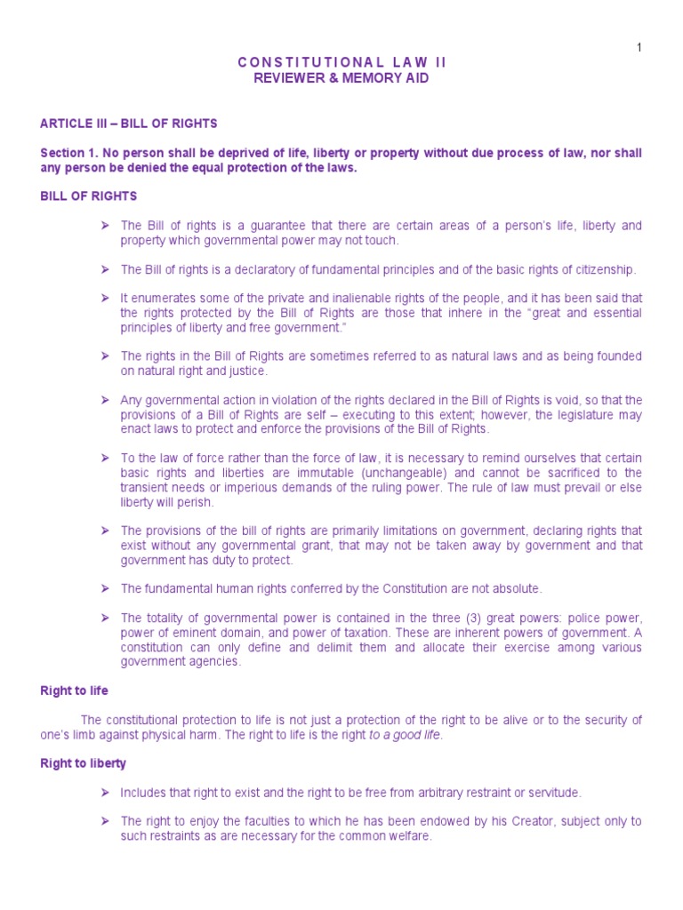 Consti 2 Mem Aid | PDF | Politics | Social Science