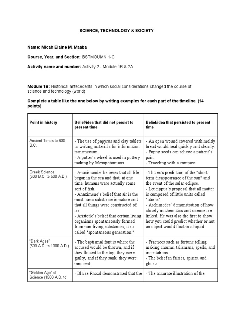 STS - Activity 2 | Download Free PDF | Heliocentrism | Universe