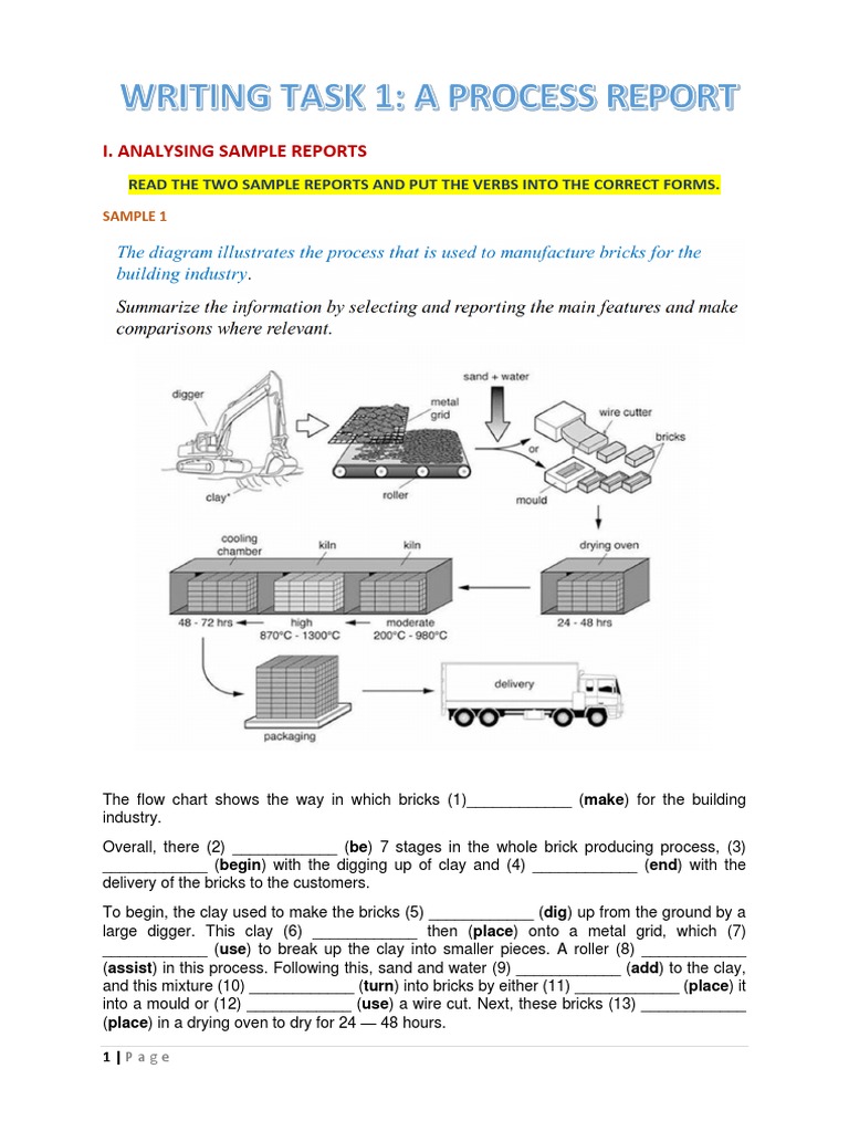 Writing A Process Report | Download Free PDF | Frog | Brick