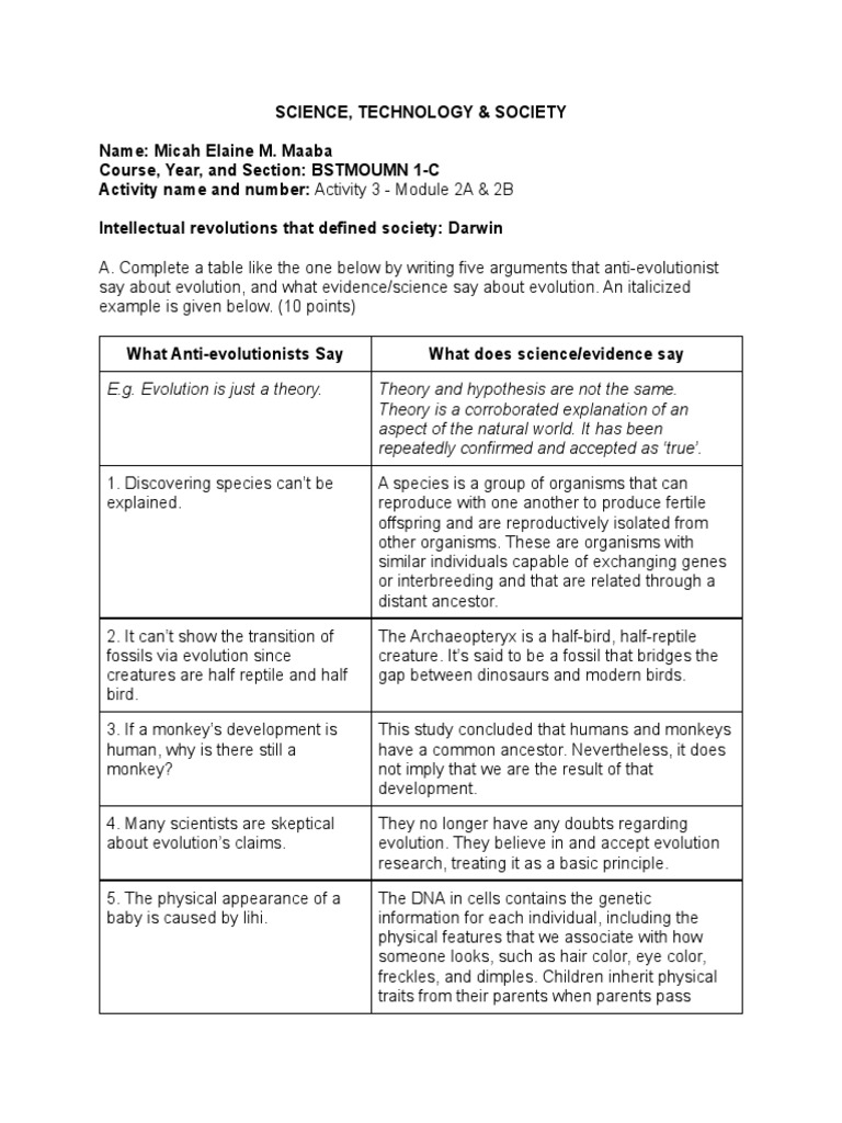 STS - Activity 3 | PDF