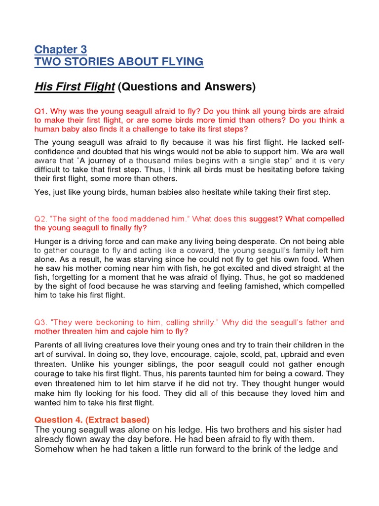 Two Stories About Flying (Notes) | PDF | Storms