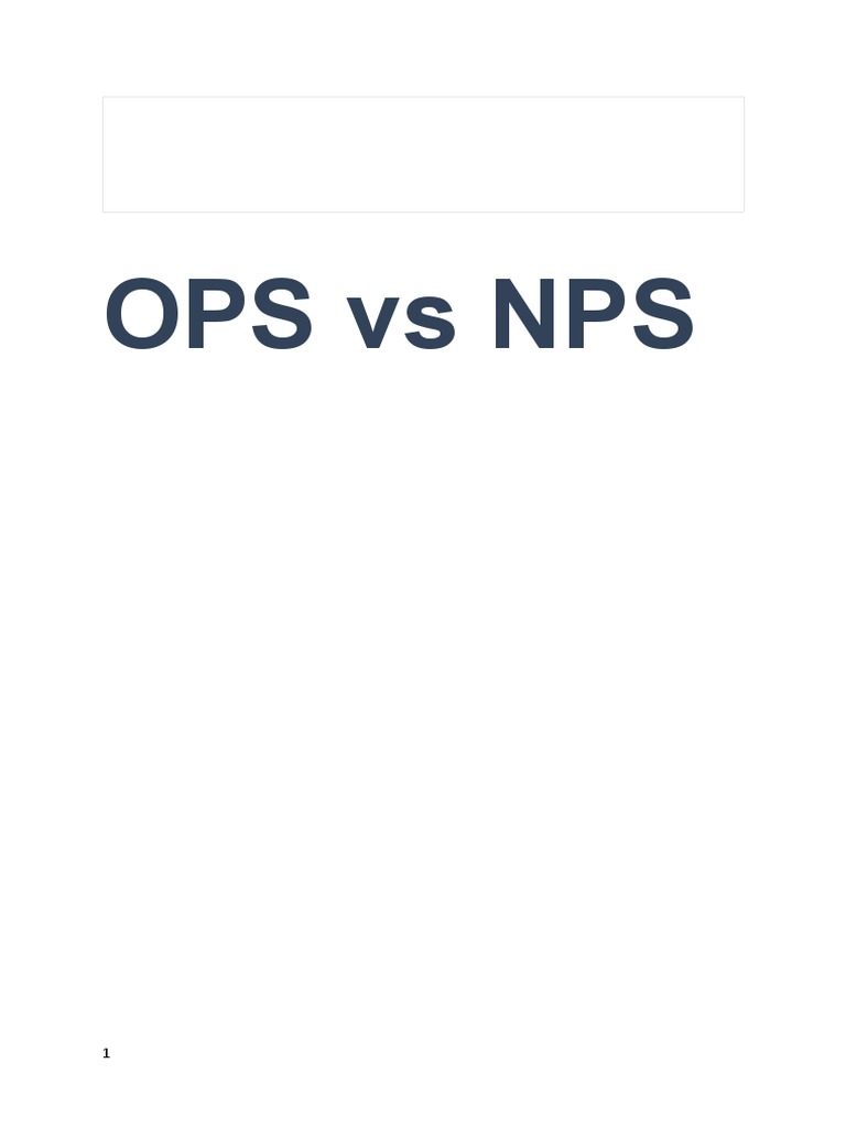 OPS Vs NPS | PDF | Pension | Factor Income Distribution