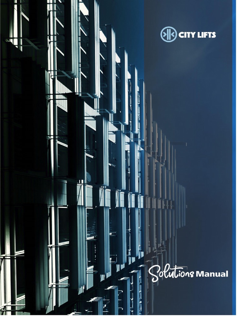 Vertical Transportation Solutions Manual V0 | PDF | Elevator | Stairs