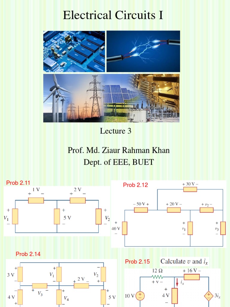 EEE 101 - Lec 3 | PDF | Electrical Resistance And Conductance | Series ...