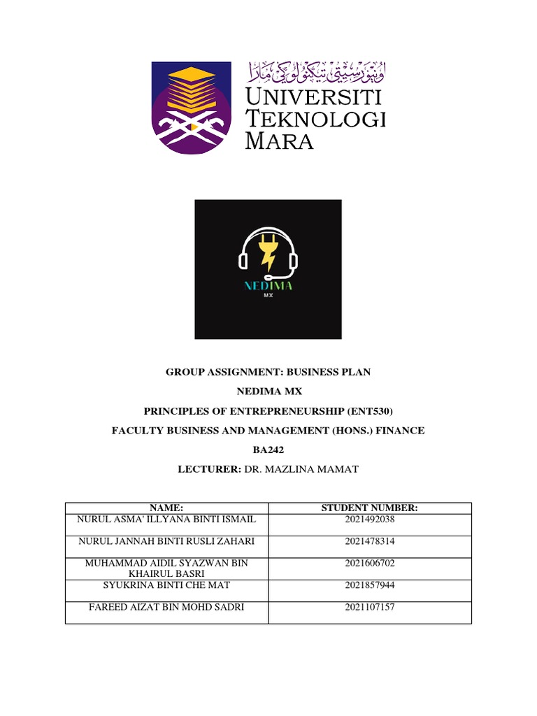 Student Business Plan Project | PDF | Waste | Municipal Solid Waste