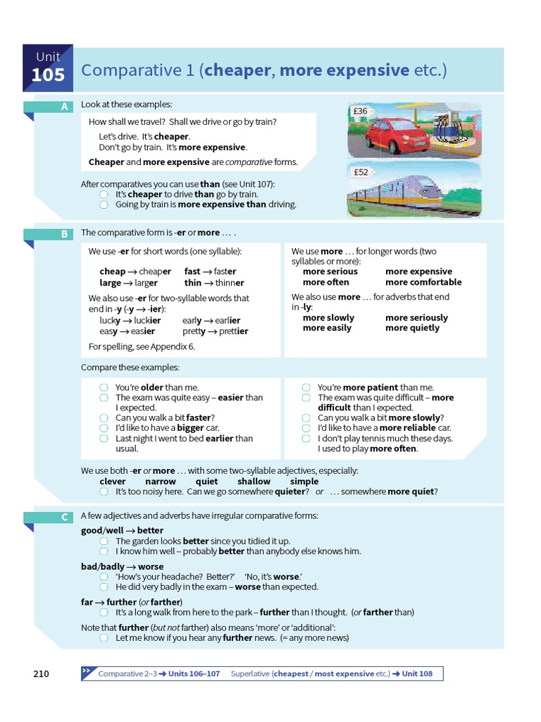Comparatives 1 | PDF | Adverb