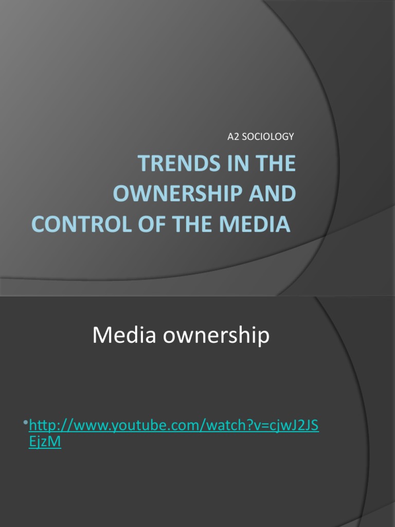 Ownership Control Lesson 1 | Download Free PDF | Mass Media | News
