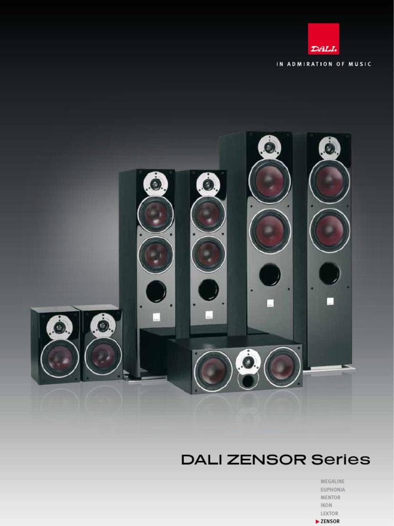 ZENSOR+Series +produktblad Web | PDF | Loudspeaker | Audio Electronics