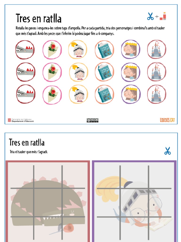 Tres en Ratlla A4 | PDF