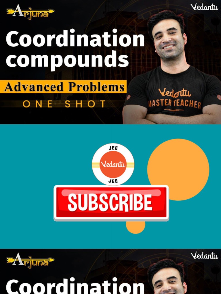 Coordination Compounds Arjuna Series Pdf Coordination Complex Ion