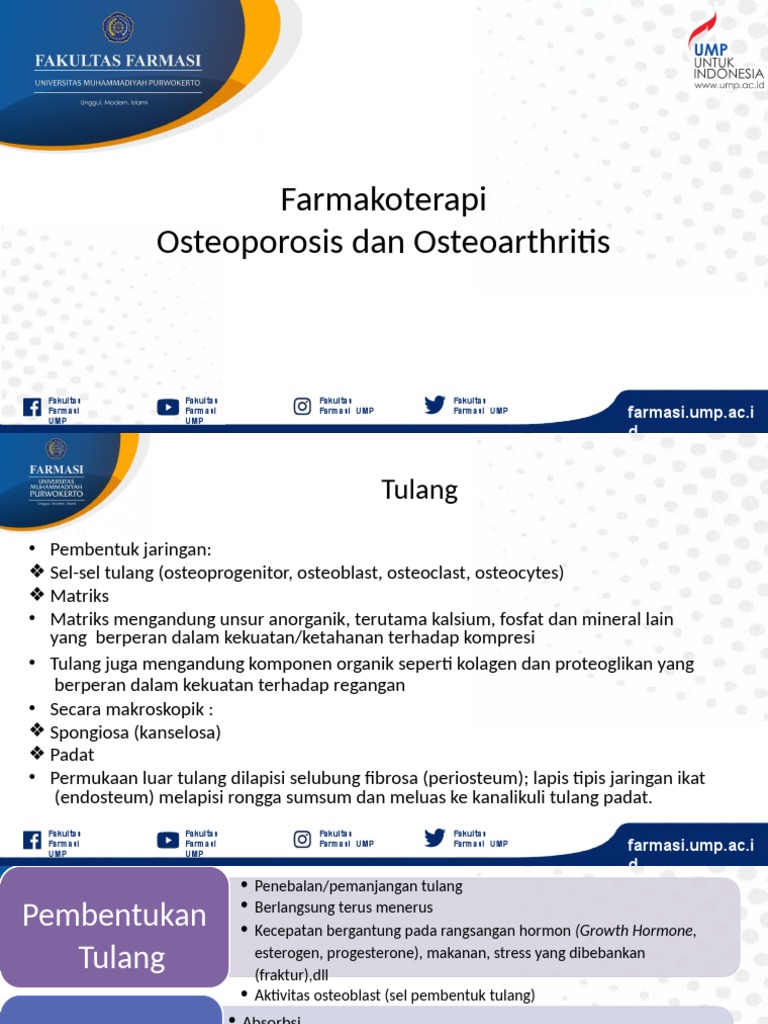 Farmakoterapi OA OP | PDF