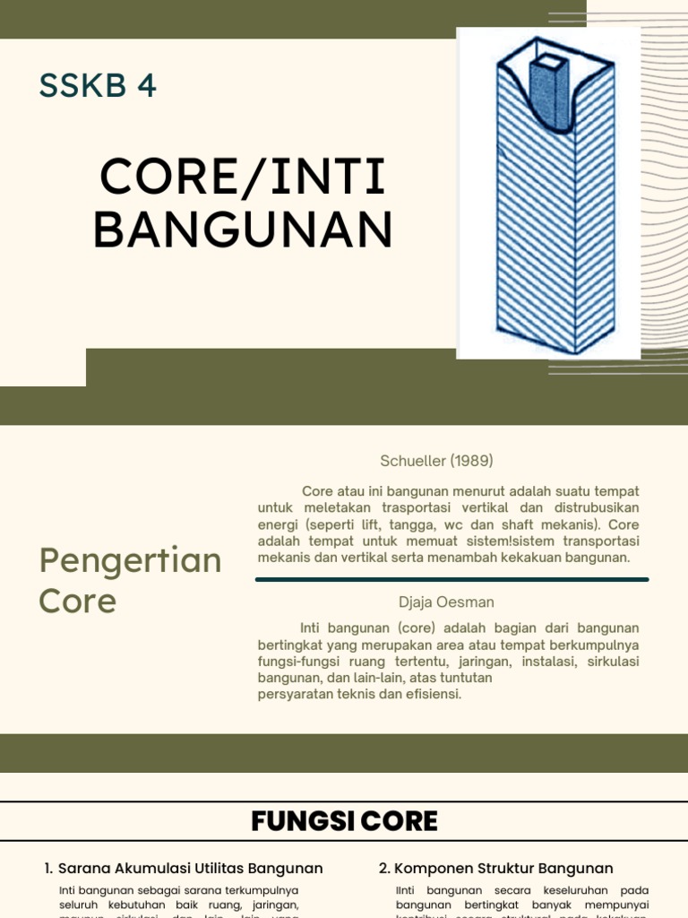 Core bangunan | PDF
