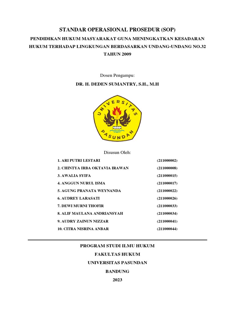 SOP Kelompok PHM | PDF | Karier & Perkembangan