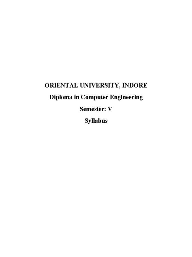 DCS V Syllabus | PDF DCS V Syllabus | PDF