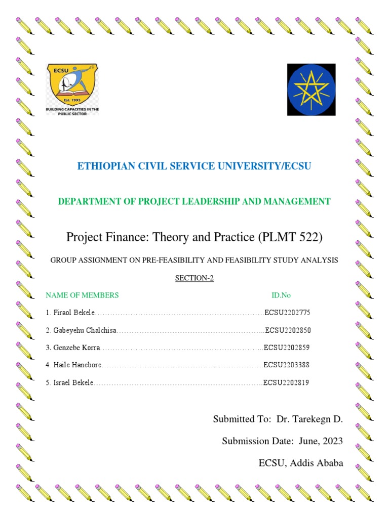 Project Finance Assignment Group 2 | PDF | Taxes | Income