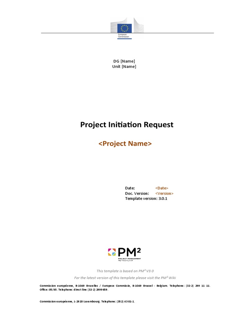 (PM2-01 I TPL v3 0 1) Project - Initiation - Request (ProjectName) (Dd ...