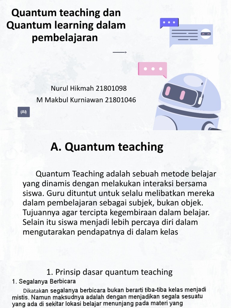 Quantum Learning Dan Teaching-1 | PDF