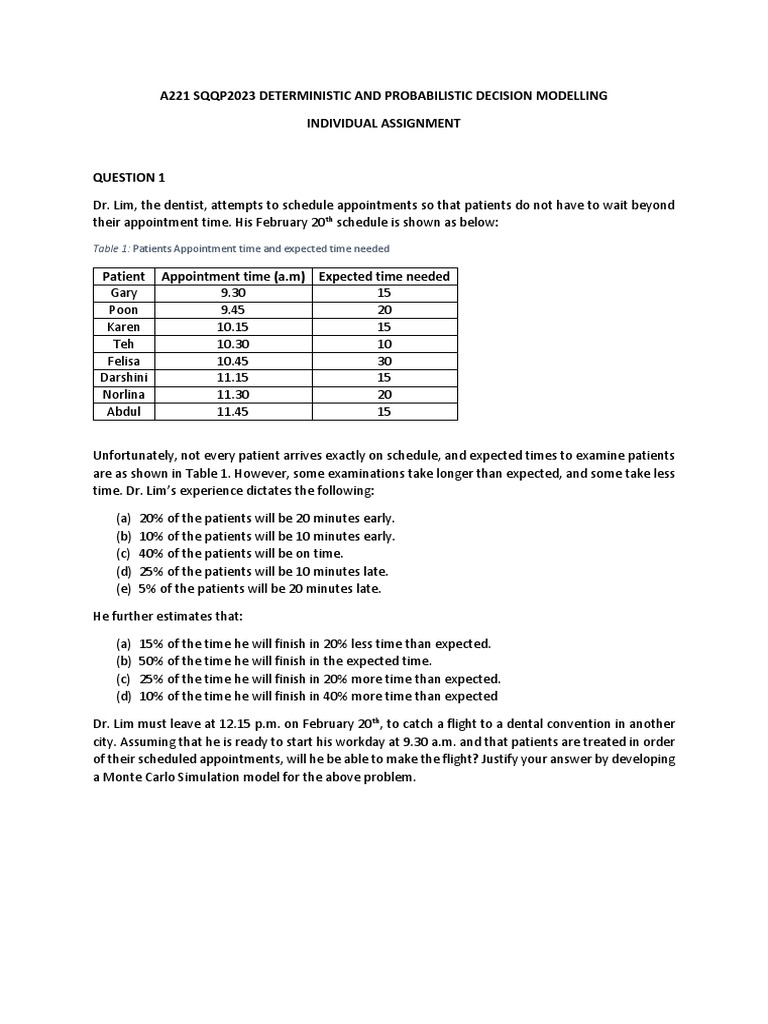 DETERMINISTIC | PDF | Applied Mathematics | Statistics