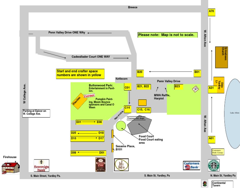 Yardley Harvest Day Map | PDF