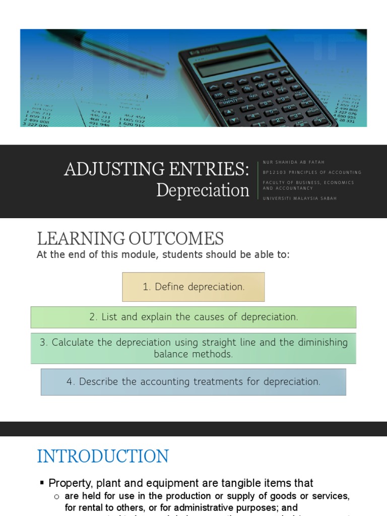 Lecture Notes Depreciation Download Free Pdf Depreciation Book Value