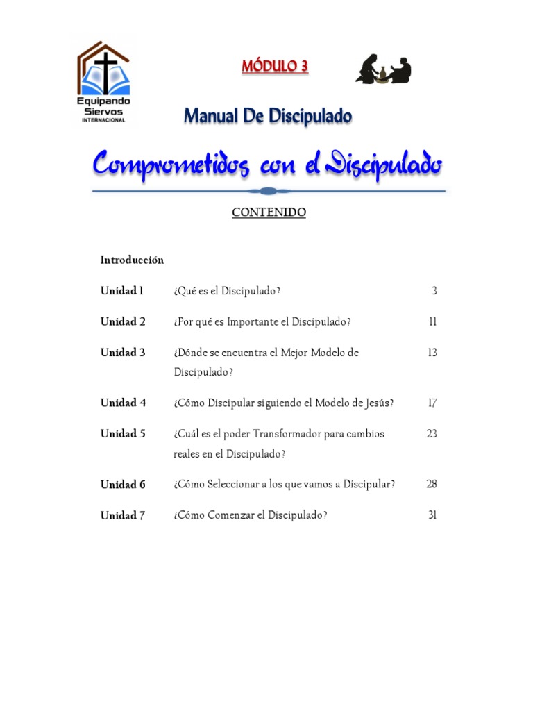 Manual-Discipulado ESI-InTER 2020 | PDF | Jesús | Iglesia cristiana