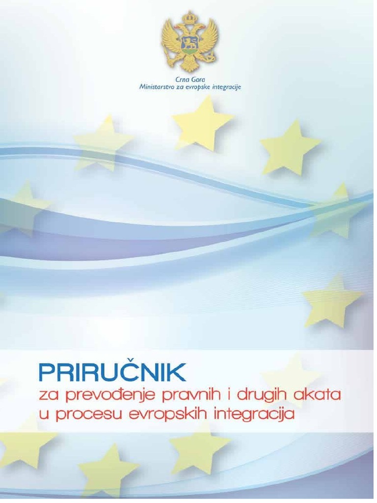 Prirucnik Za Prevodjenje Pravnih I Drugih Akata | PDF