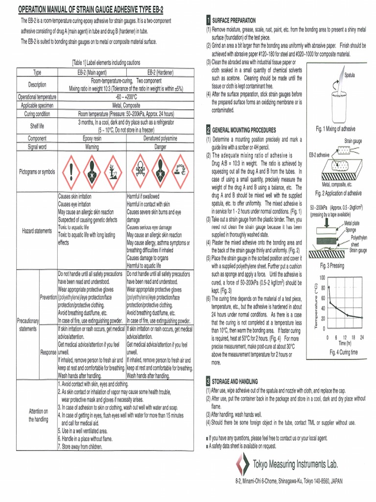 EB-2 Epoxy Application Manual | PDF