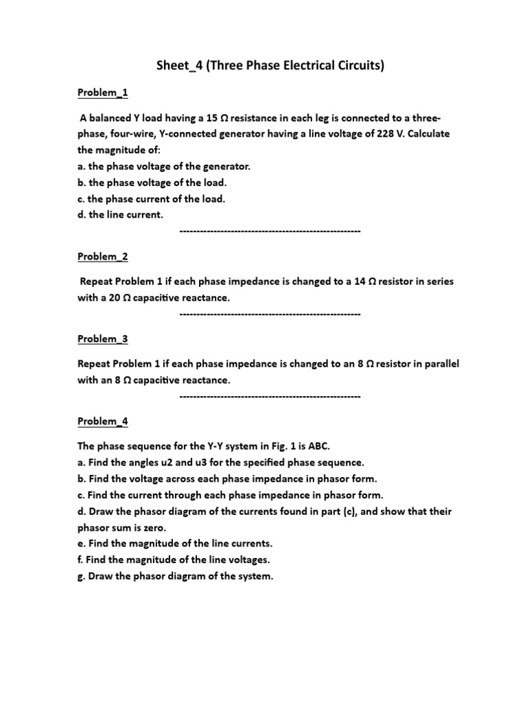 Sheet 4 | PDF